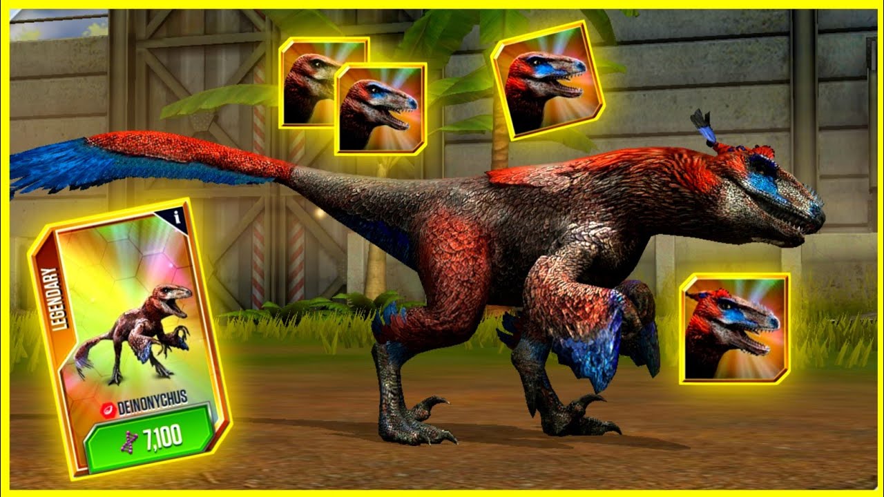 DEINONYCHUS MAX LEVEL 40 | JURASSIC WORLD THE GAME EPS 63 - YouTube