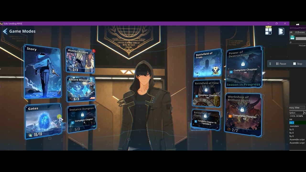 solo leveling Hacks // Cheat Engine Bypass // Xigncode Bypass // 2024 // discord: nanio#6155 ...