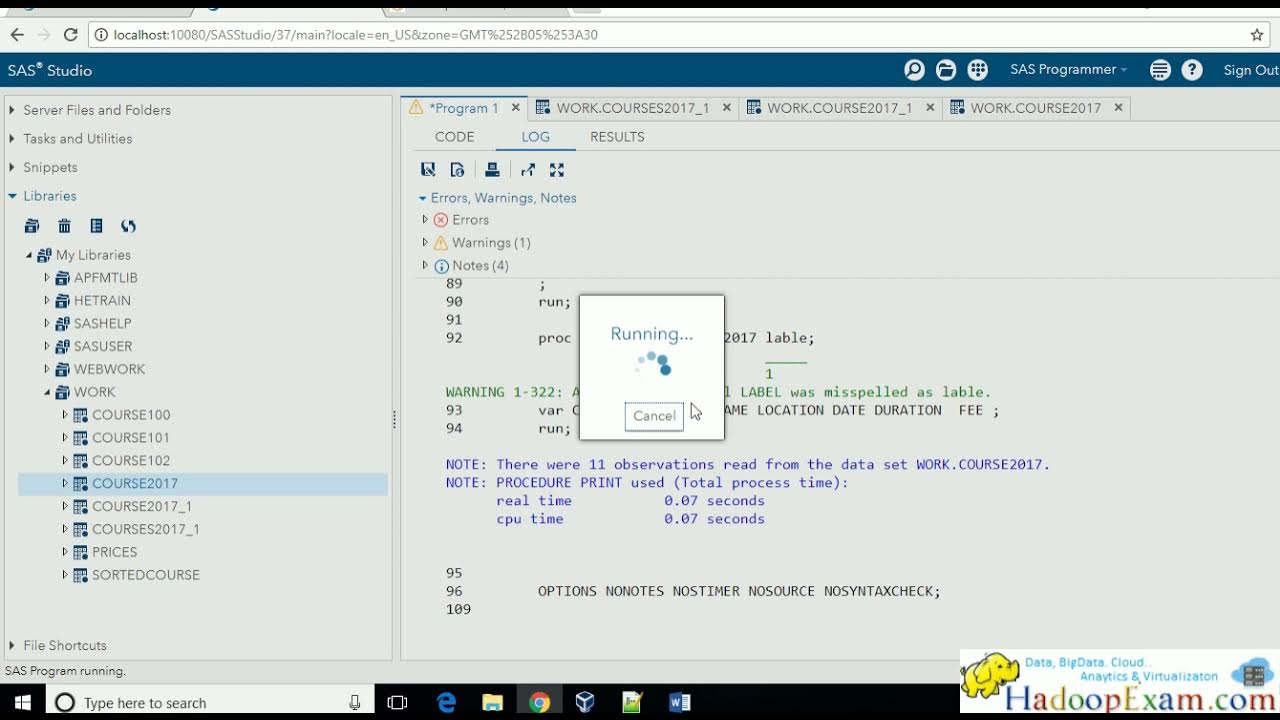 Module 11B: SAS BASE: DATA SUBSETTING, LAST AND FIRST OBS & CONTROLLING OUTPUT - YouTube