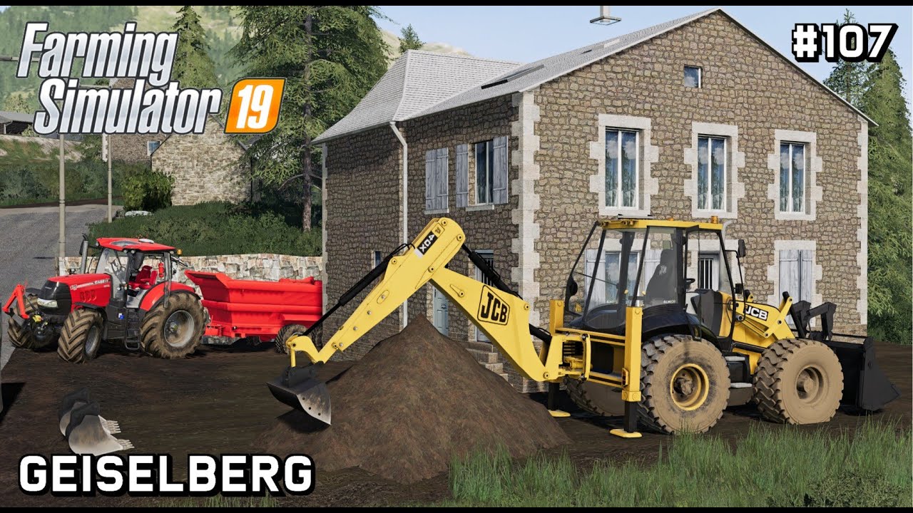 JCB CX4 | Public Works and Farming | Geiselberg | Farming Simulator 19 ...
