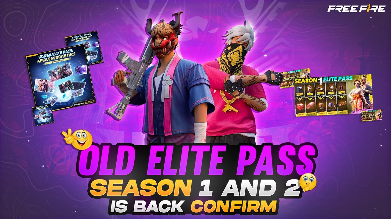 Free Fire Season 1 Return Confirm News 😱|| Old Elite Pass is Back ...