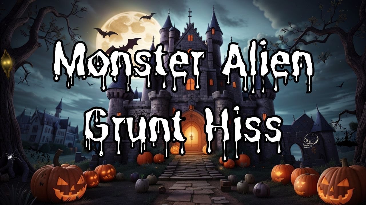 Monster Alien Grunt Hiss Effects (HORROR THEME) - YouTube