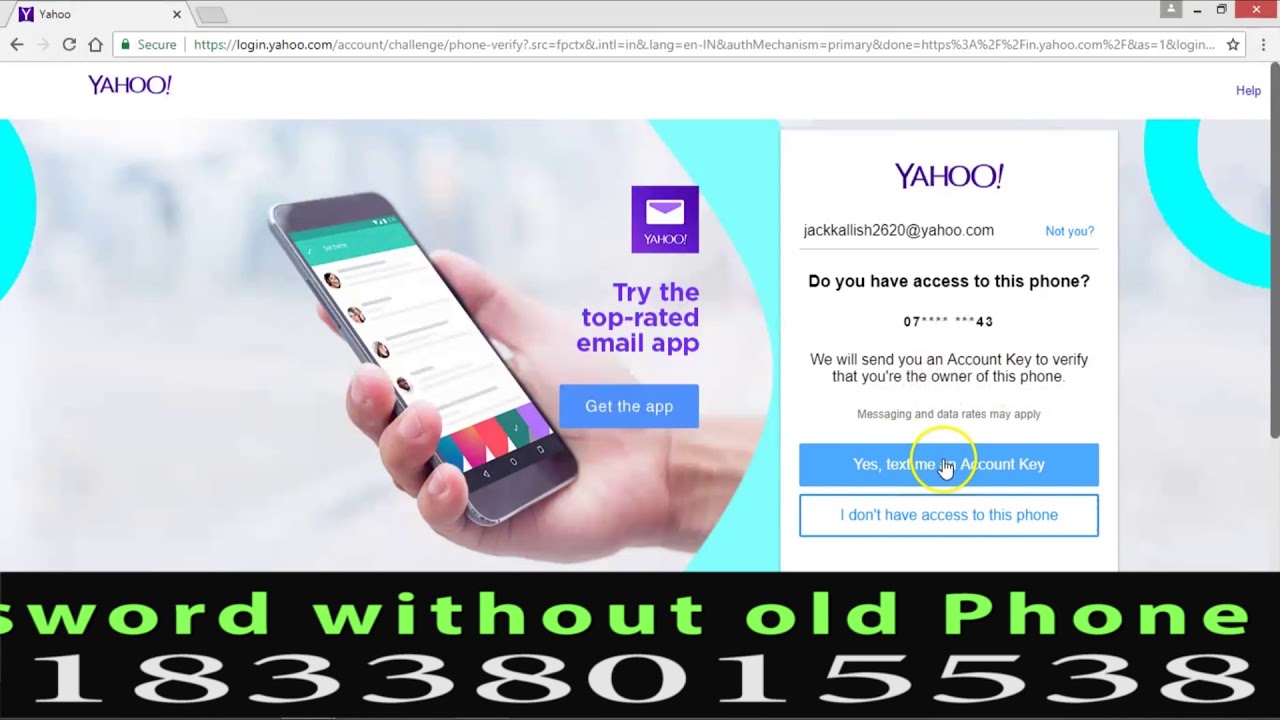 How to reset forgot yahoo password - YouTube