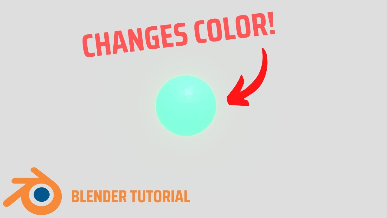 KEYFRAME COLOR CHANGES in BLENDER in 5 MINUTES! - YouTube