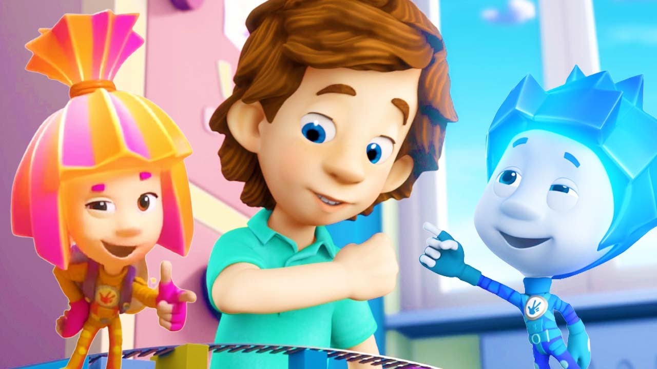 Tom's Electric Train 🚂 | @The Fixies | Cartoons for Children | # ...