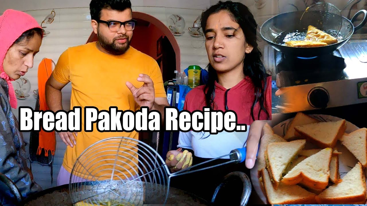 Crispy Bread Pakoda Recipe | Street Style Bread Pakora at Home | Easy ...