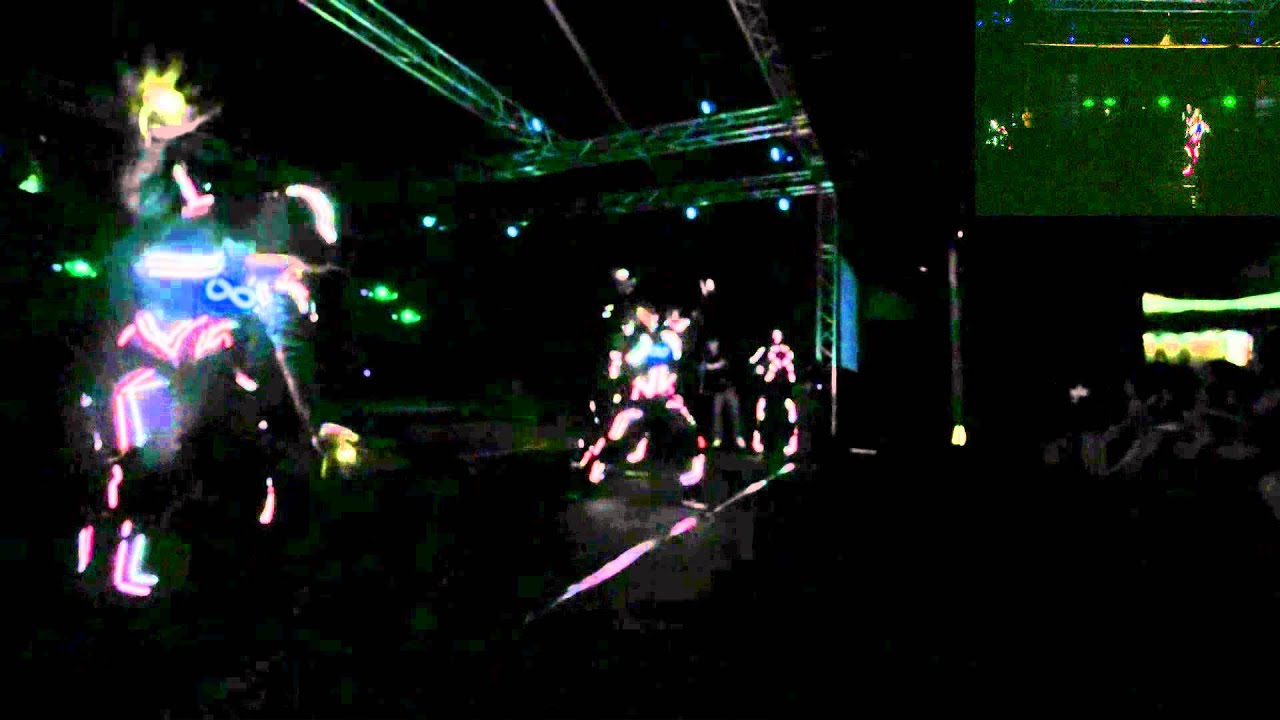 Man Machine in Motion (M3) - Drones and LED Tron dancers - YouTube