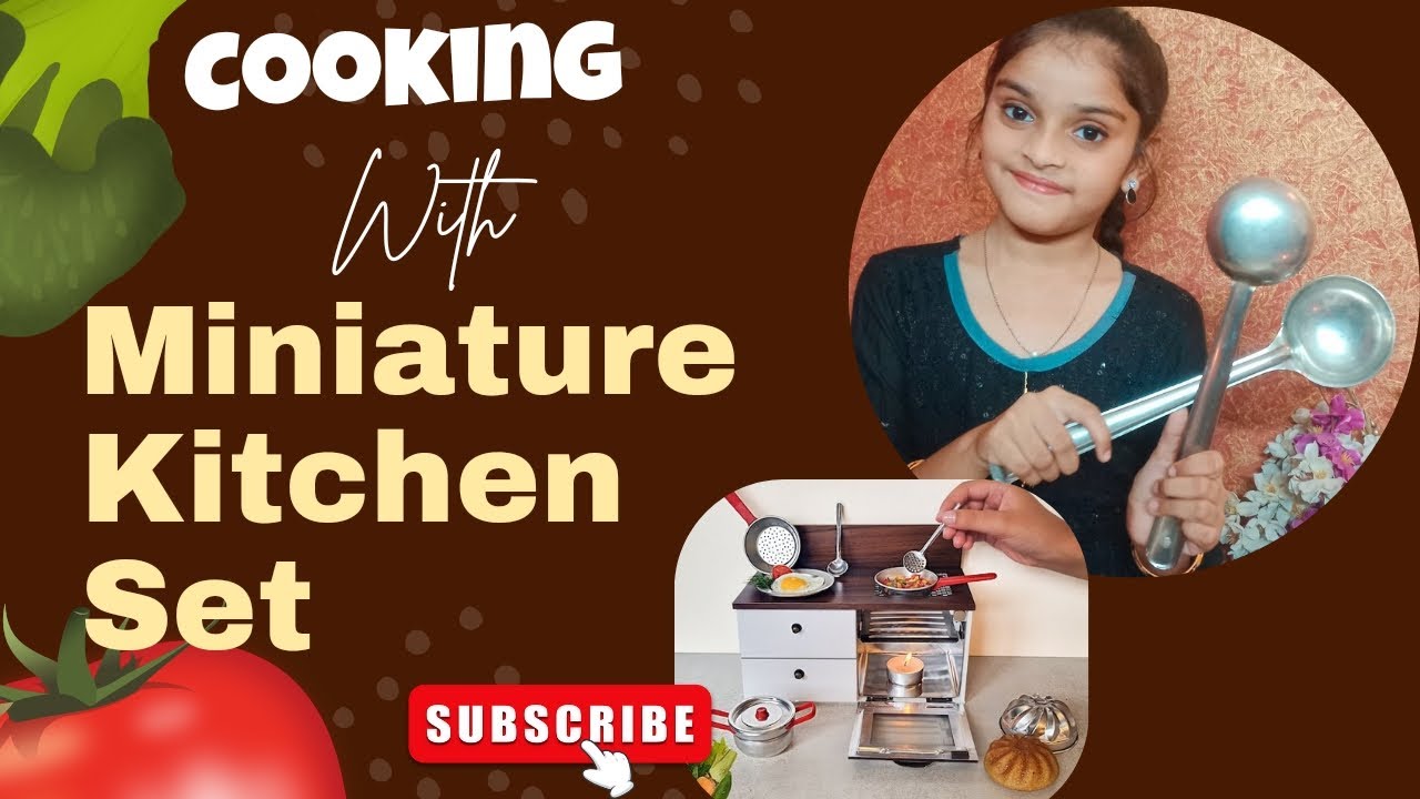 Cooking with Miniature kitchen set @miniaturekitchen8702 ...