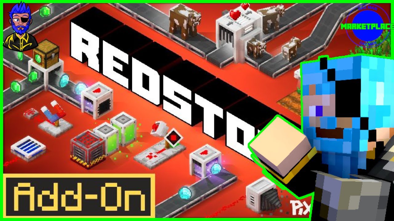 Daz Man Checks Out Redstone Add On In Minecraft Bedrock - YouTube