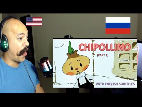 American Reacts To USSR Cartoon | Chipollino  adventures of the onion boy 🧅 PART 1 English subtitles