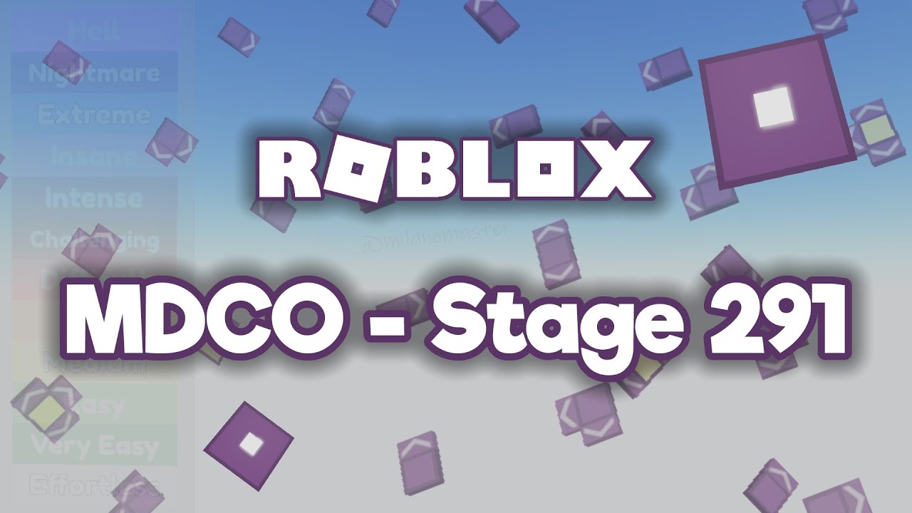 ROBLOX - Master's Difficulty Chart Obby | Stage 291 completion (+ MAP ...