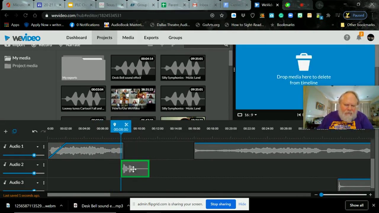 Simple Audio Editing with Wevideo Tutorial - YouTube
