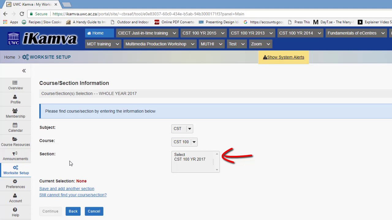 iKamva: Course site setup - YouTube
