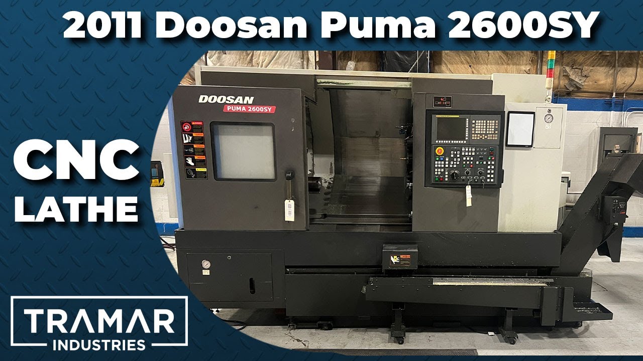 2011 Doosan Puma 2600SY Used CNC Lathe For Sale - YouTube