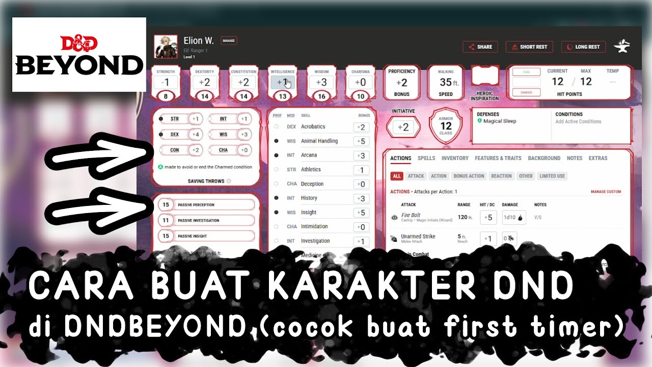 Cara Membuat Karakter DND 5e di DNDBEYOND (Cocok untuk first timer ...