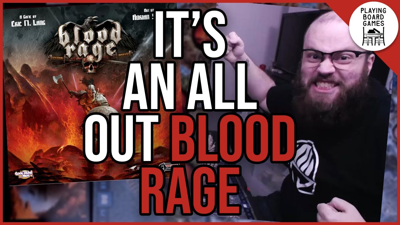 Fight, die, fight and die again in BLOOD RAGE (Board Game Gameplay ...
