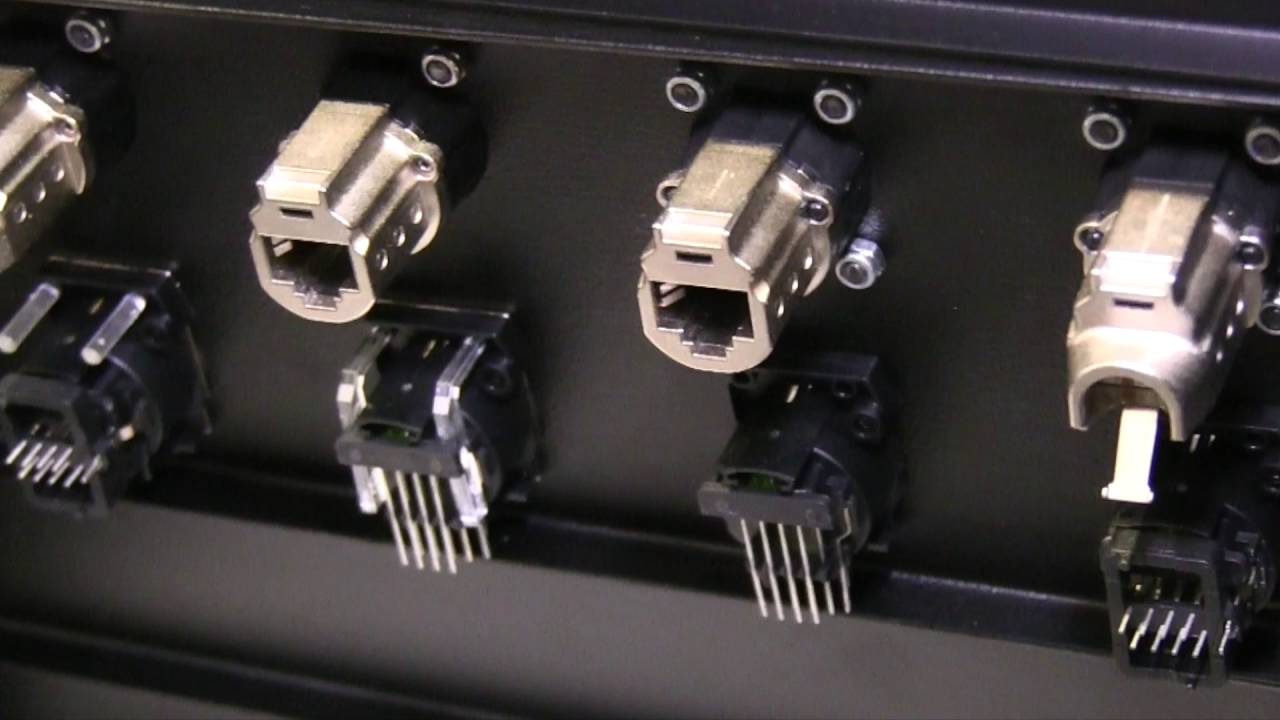Neutrik etherCON Series Ruggedized RJ45 Connectors - YouTube