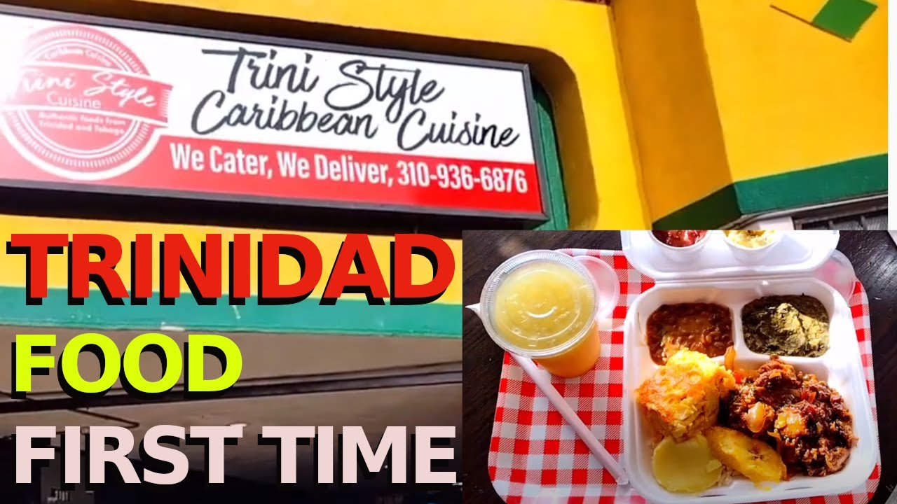 I ate Trinidad food first time trini style cuisine inglewood ca ...