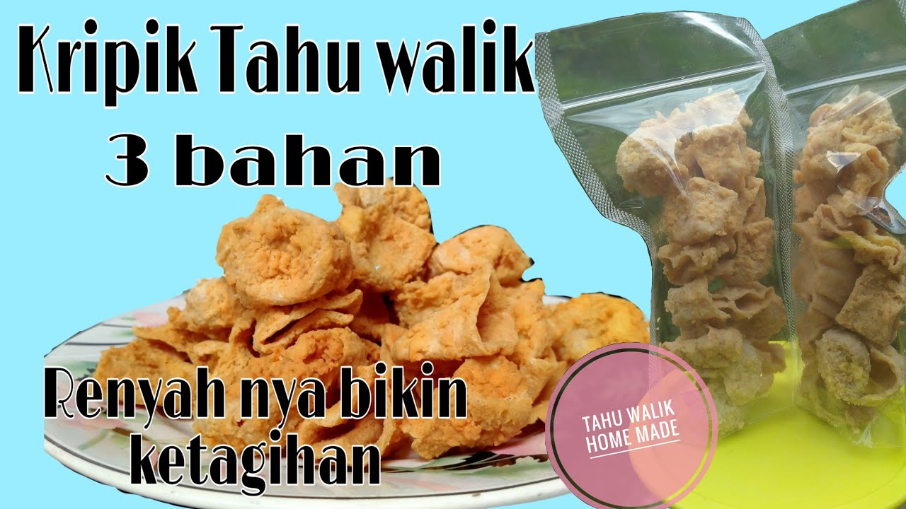 Cara Membuat Kripik Tahu walik crispy - YouTube