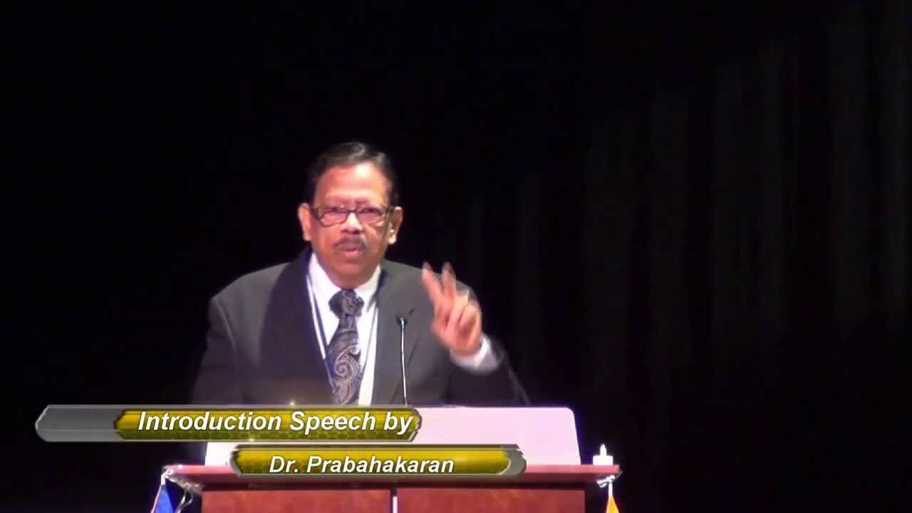 Purananuru 2013 Day 1 - Introduction by Dr. Prabhakara - YouTube