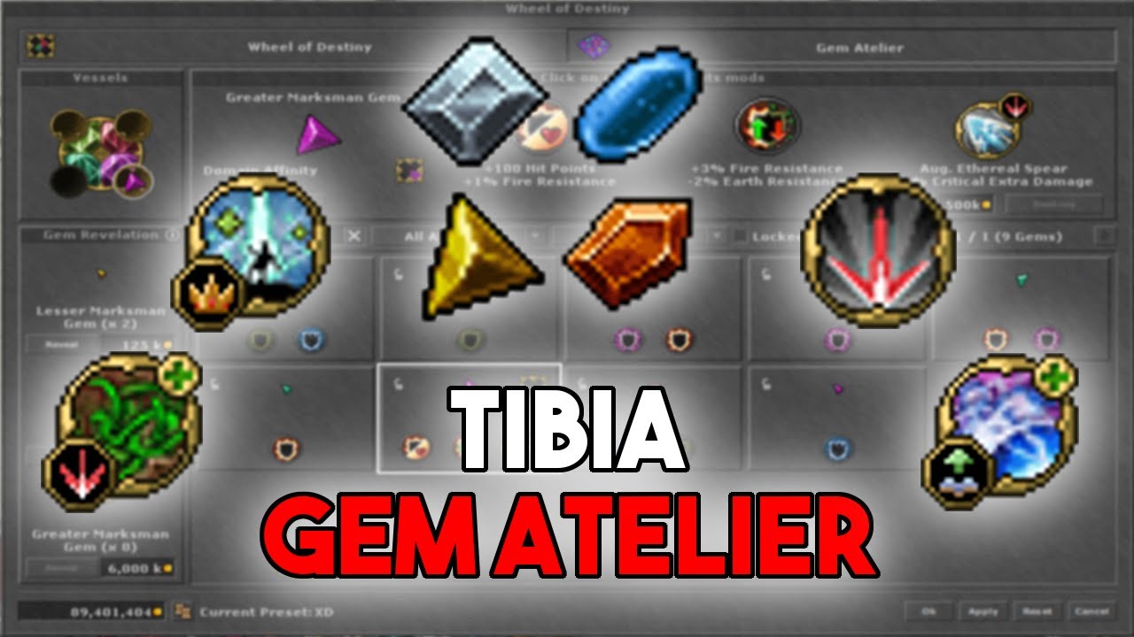 [PL] Tibia | Omówienie Gem Atelier - Wszystko o Gemach! - YouTube