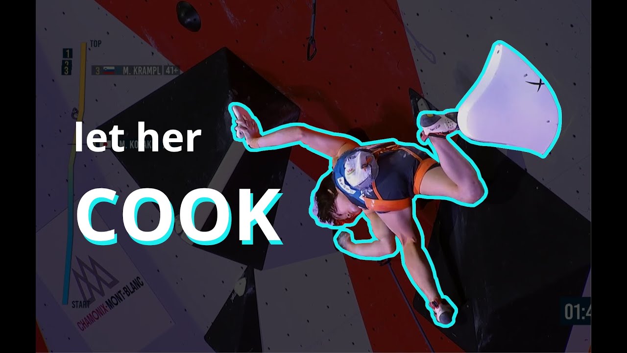 Mei Kotake's Contortionist Betabreak: Chamonix Lead Finals climbing ...