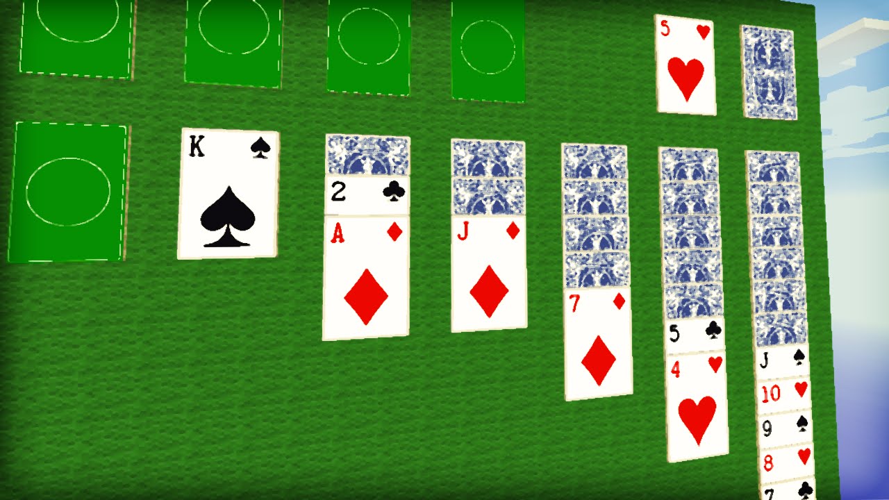 Minecraft SOLITAIRE - YouTube