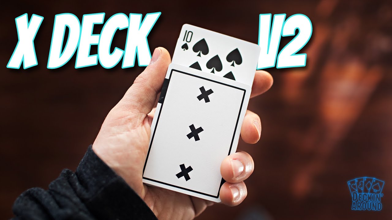 A NEW Minimalist Deck From Alex Pandrea || X Deck V2 Playing Cards ...