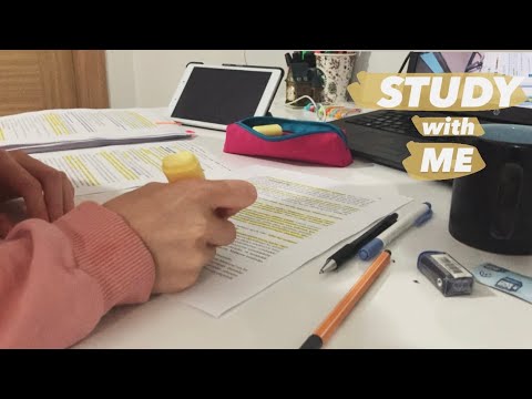 STUDY WITH ME •3 hrs| Benimle Çalış • Hukuk Öğrencisiyle 3 Saat Molasız Çalışın ! (no break-no bgm)