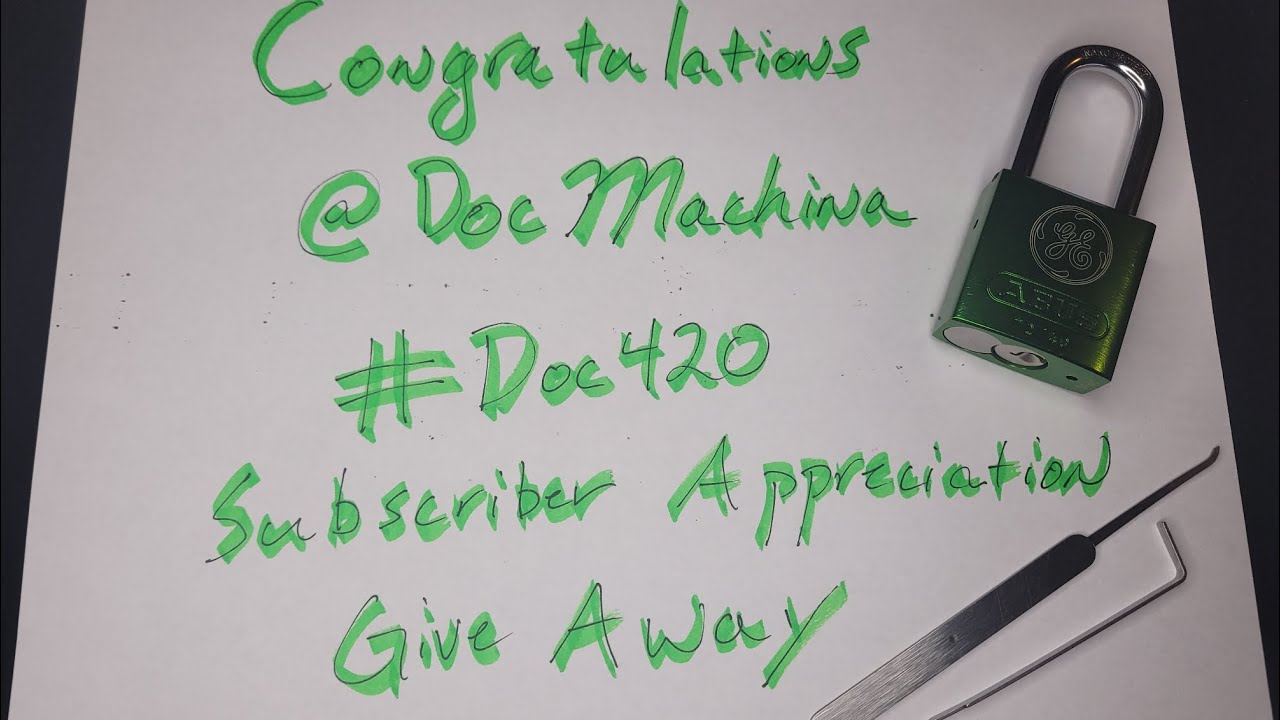 Entry into @DocExMachina #Doc420 Giveaway - YouTube