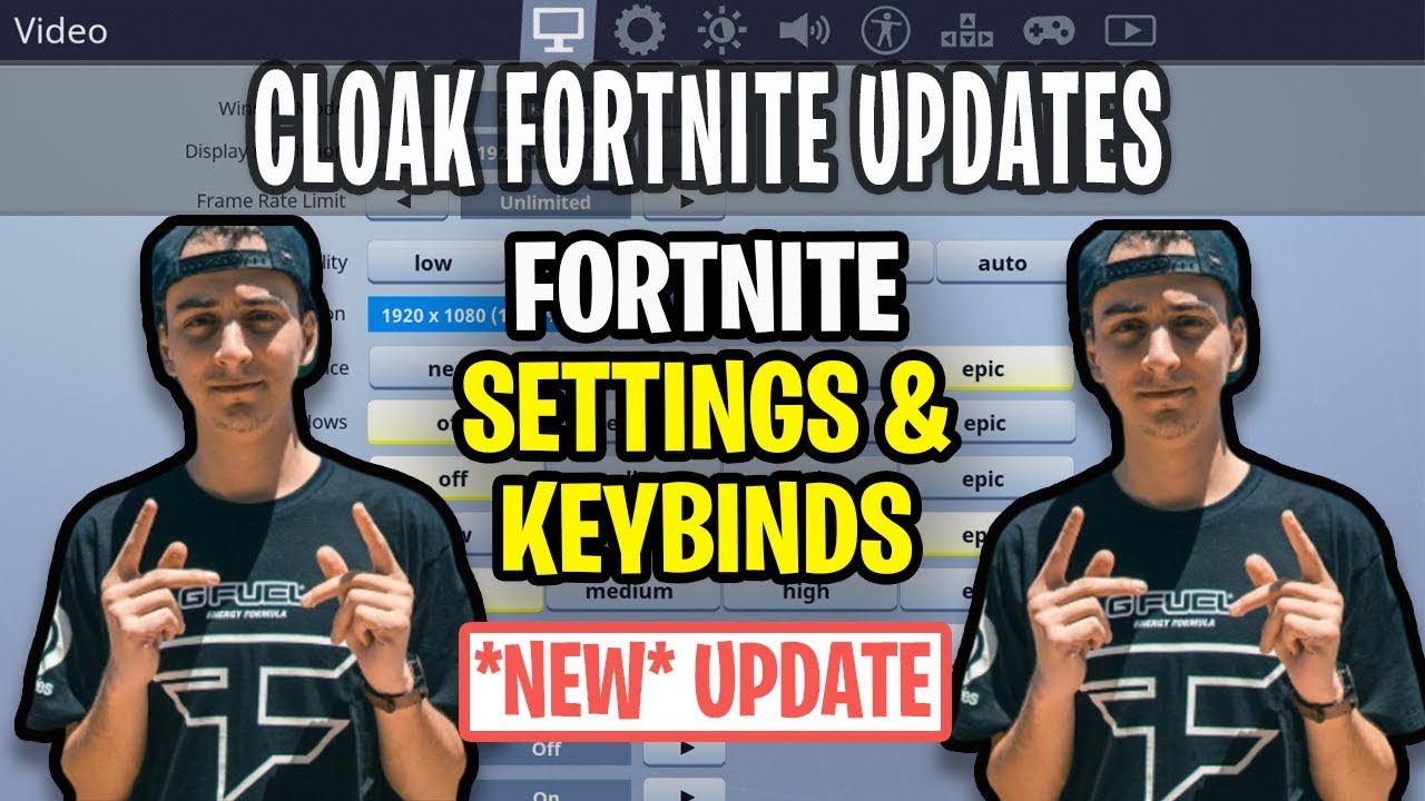 FaZe Cloak Fortnite Settings, Keybinds, Sensitivity, Gear and Setup ...