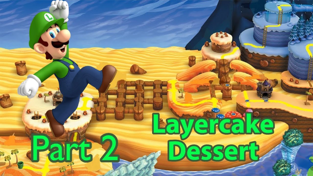 New Super Mario Bros U Deluxe Let’s play Part 2 | Layercake Dessert ...