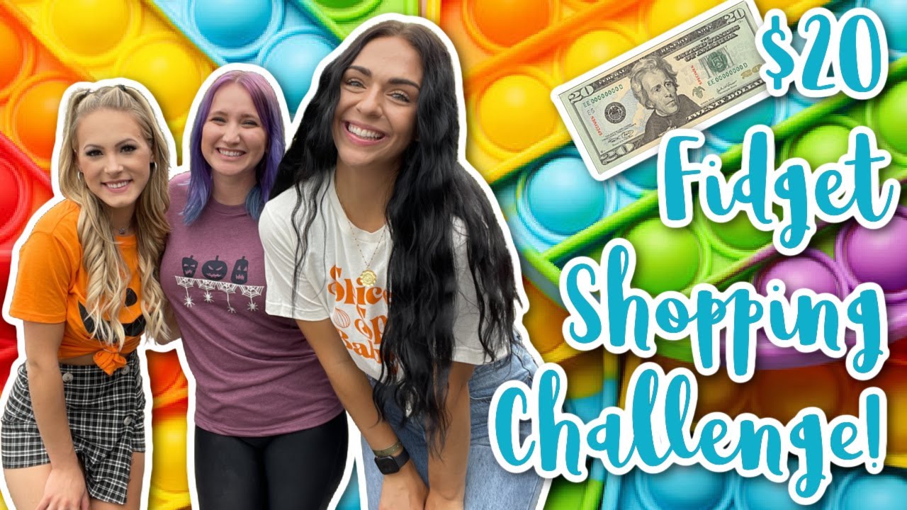 $20 Budget Fidget Challenge with PURPLESTAR02 and NICHOLE JACKLYNE! # ...