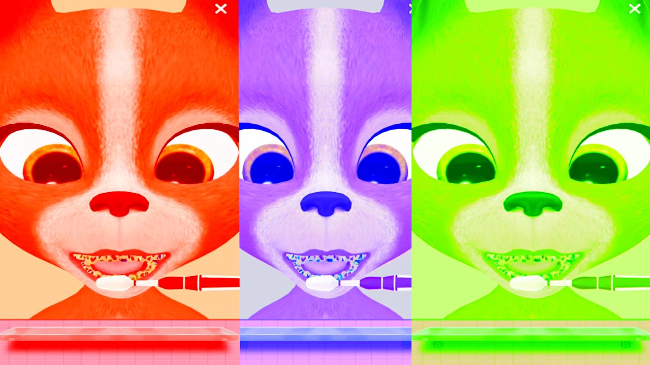 Baby Learn Colors with talking Lady Dog Colours for Kids Animation ...
