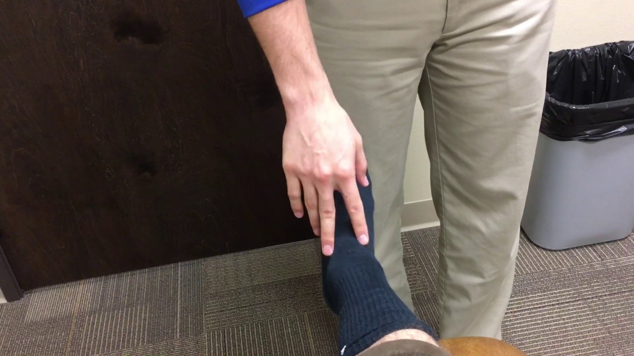 Talocrural distraction manipulation - YouTube