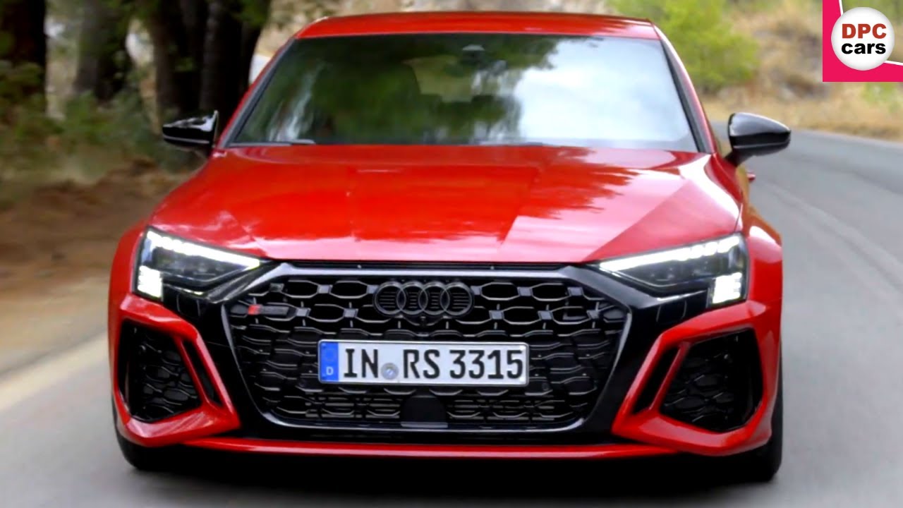2022 Audi RS3 Sportback in Tango Red Launch Control and Exhaust Sound ...