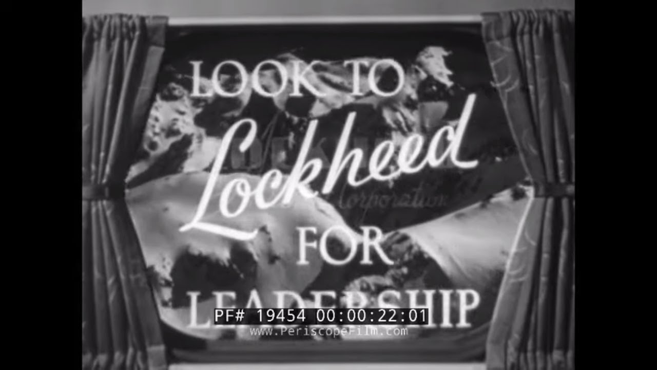 "LOOK TO LOCKHEED FOR LEADERSHIP" 1940s LOCKHEED AIRCRAFT CO ...