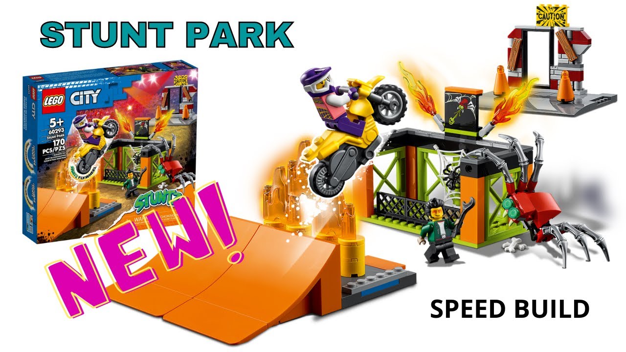 LEGO 60293 City Stunt Park Speed Build Review - YouTube