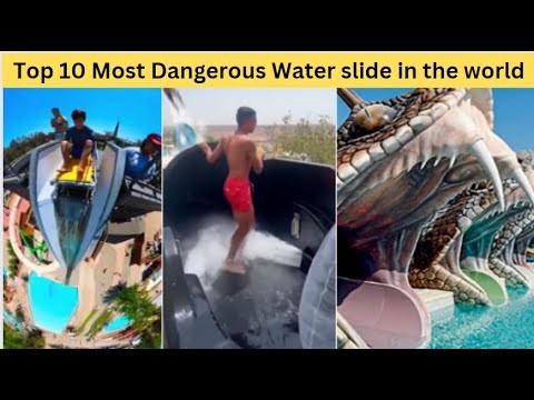 Top 10 Most Dangerous Water Slides In The World #waterslide #fun # ...