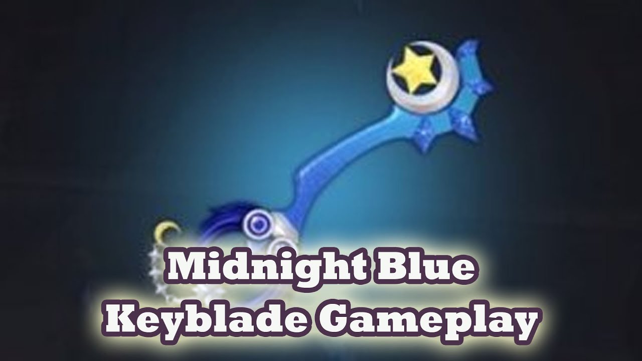 Kingdom Hearts 3 Midnight Blue Keyblade Gameplay - YouTube