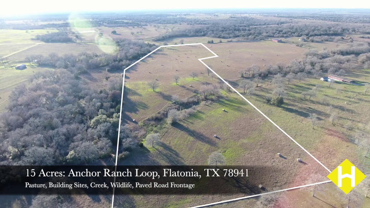 15 Acres & 8 Acres: Anchor Ranch Loop & Allen Rd, Flatonia, TX - YouTube