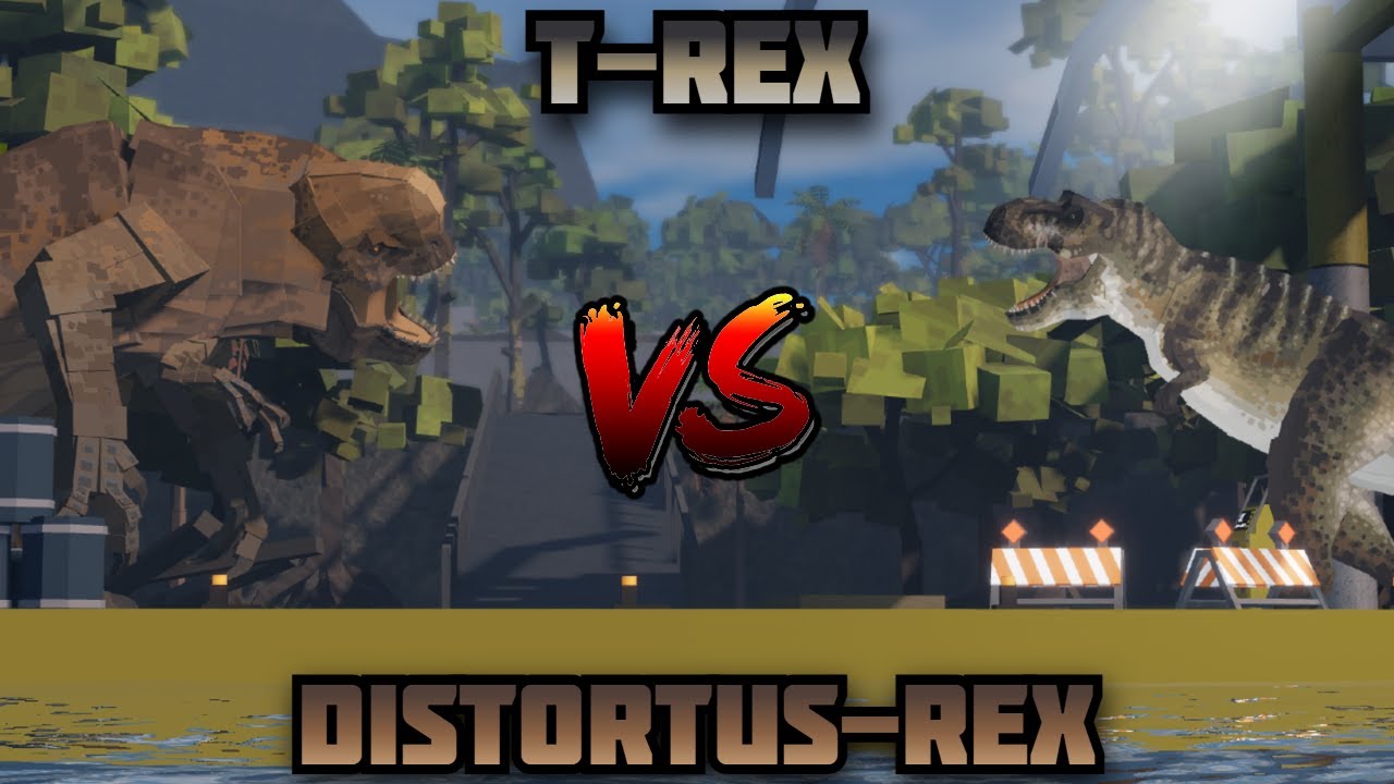 Tyrannosaurus Rex VS Distortus Rex Cinematic (PART 1) // Jurassic ...