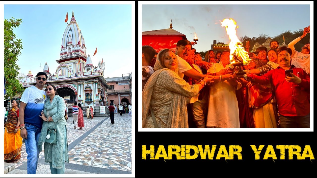 Haridwar yatra🛕|| Ganga aarti 🪔|| haridwar trip|| museum || lal devi ...