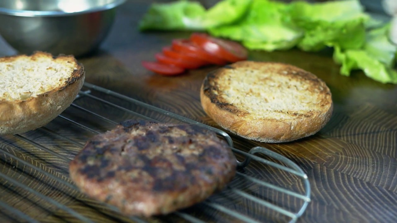 Humphries Pork Plain Jane Burger - YouTube