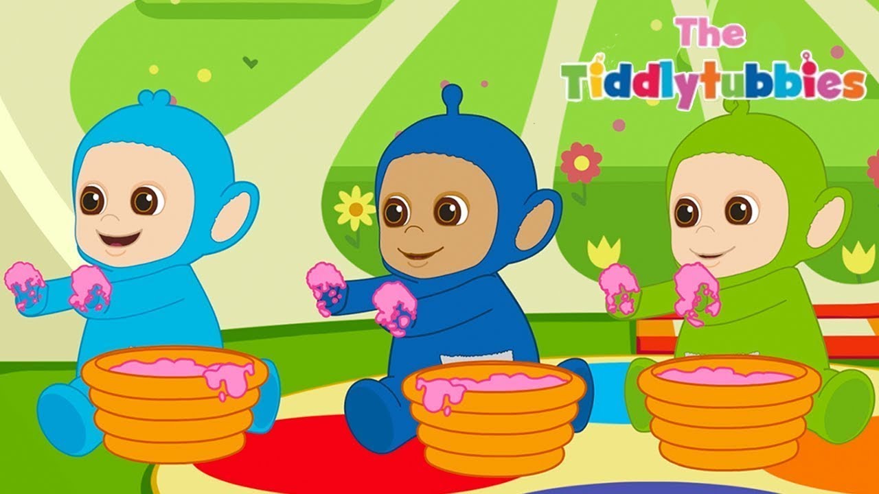 Tiddlytubbies 2D Series! ★ Episode 4: Playing With Custard ...