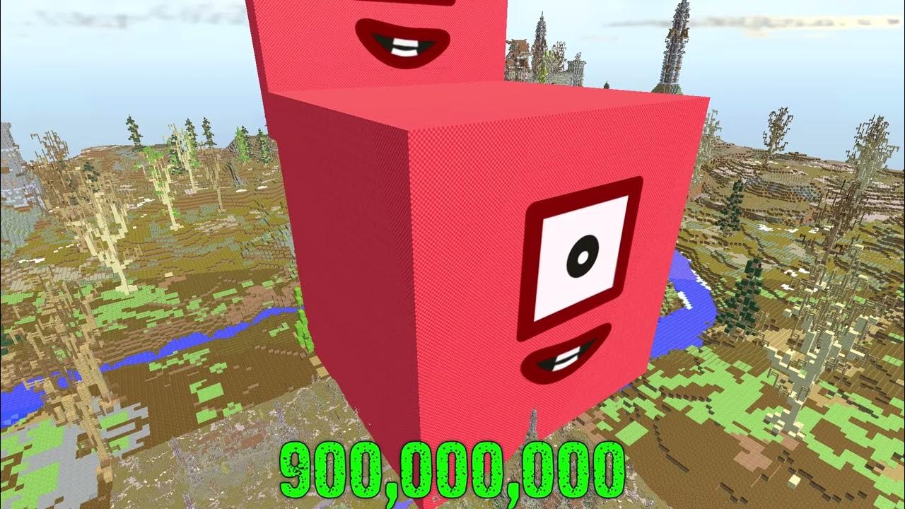 NumberBlocks from ONE block TO one TRILLION BLOCKS in MINECRAFT CASTL ...