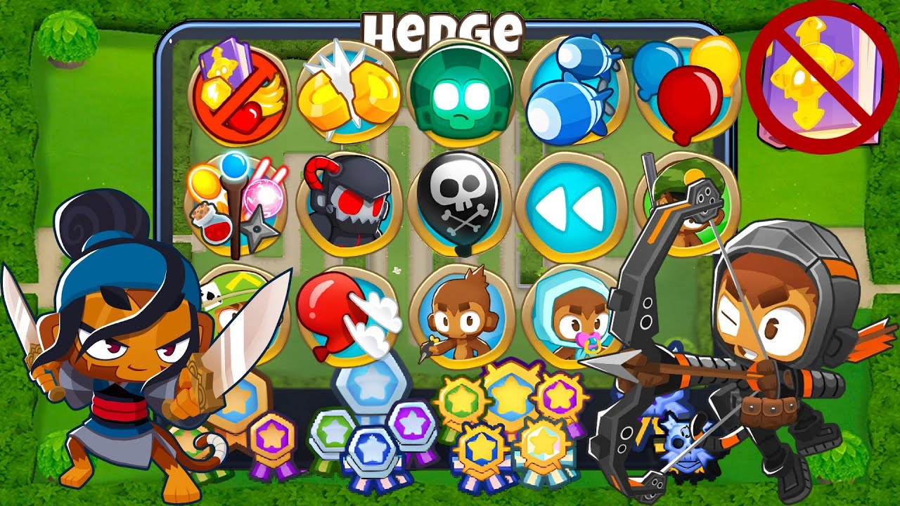 How to Beat Hedge! Hedge FULL MAP Guide | No Monkey Knowledge | BTD 6 ...