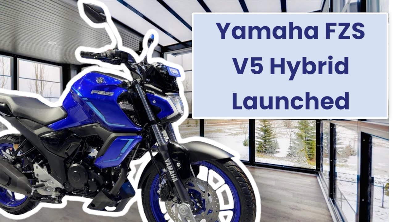 New Yamaha FZS V5 Hybrid Model Launched - YouTube