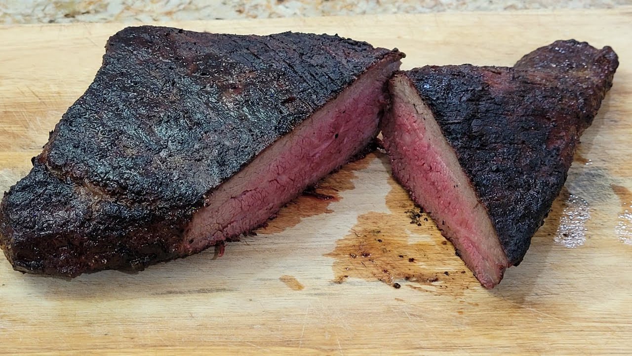 Reverse Sear Wagyu Tri Tip on the Pit Boss 1150 - YouTube