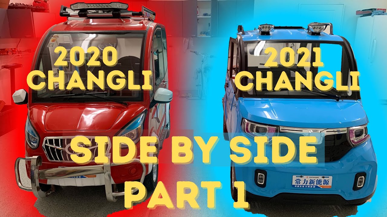 Part 1: Comparing the 2020 Changli side by side with the redesigned ...